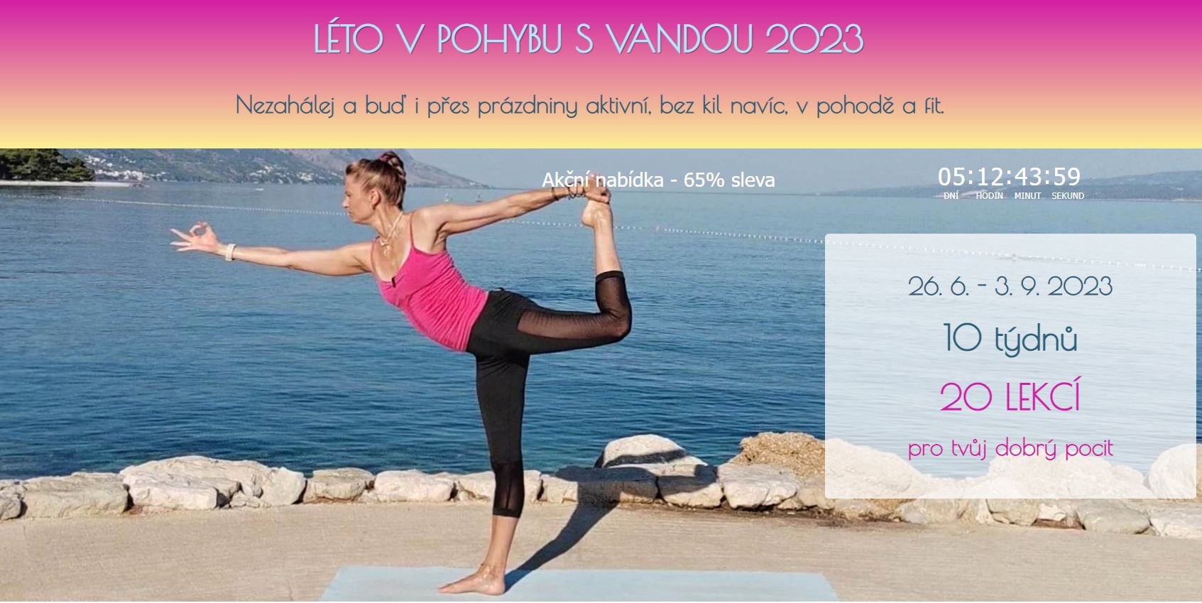 PS – Léto v pohybu s Vandou 2023 | Vanda Mikušová